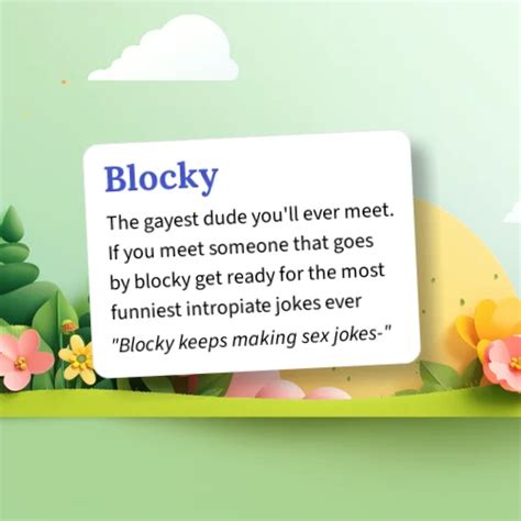 Urban Dictionary Blocky