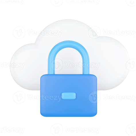 Security Cloud Computing Concept 3d Rendering 21048170 Png