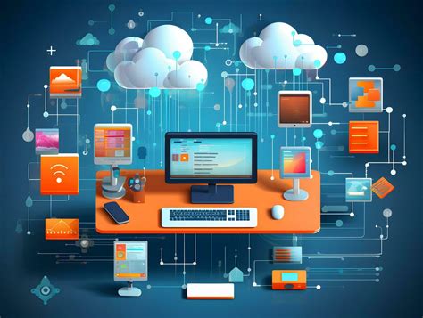 Cloud Data Storage Database Cloud Computing Concept 29725797 Stock