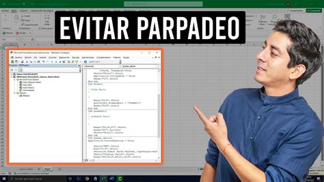 Evitar parpadeo en ejecución de Macro en Excel
