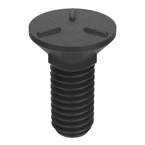 3 Flat 1 2 13 Thread Size Plow Bolt 41tt88 U01036 050 0125 Grainger