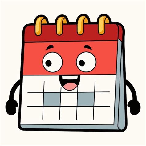 Calendar Vector Illustration Cartoon Premium Ai Generated Vector