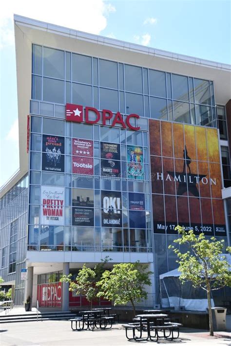 Durham Performing Arts Center Dpac In North Carolina Editorial Stock