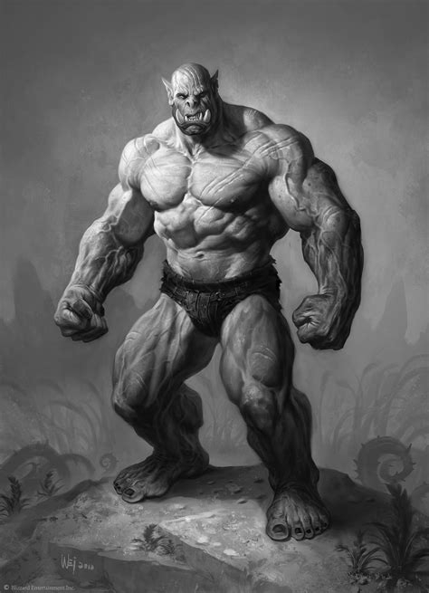 Pin By Kevin Daignault On Fantasy Half Orcsorcs Warcraft Art