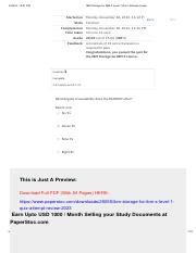Understanding IBM Z Level 1 Storage Quiz Review Course Hero