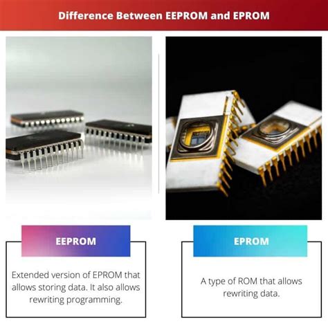 Eeprom Vs Eprom Difference And Comparison