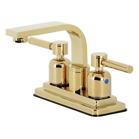 Kingston Brass Concord 4 In Centerset Double Handle Bathroom Faucet