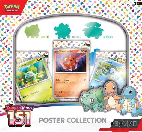 PokÉmon Tcg Scarlet And Violet 151 Poster Collection Jtoys