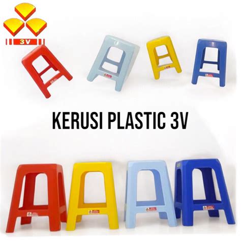 3v Stackable Plastic Stool Plastic Chair Plastic Bench Guest Stool