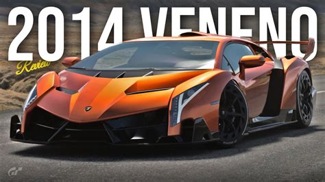 GT7 | 2014 Lamborghini Veneno | Gran Turismo 7 Car Review - YouTube