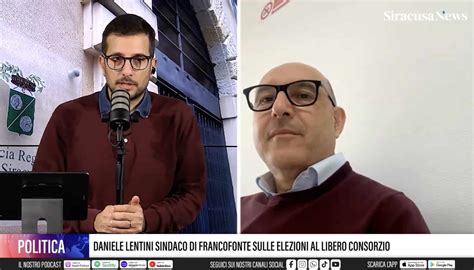 Elezioni Ex Provincia Daniele Lentini Spiega Il Ritiro Della Candidatura Alla Presidenza