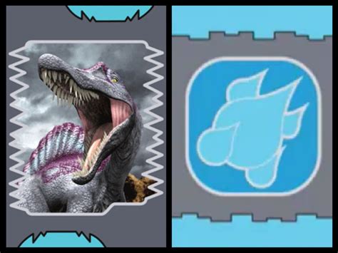 Dinosaur King Spinosaurus Card