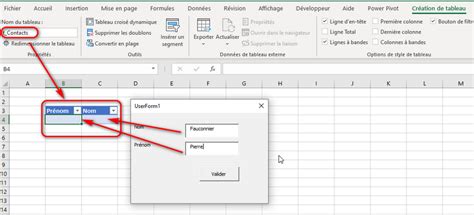 Incrémenter Un Tableau Depuis Un Userform Macros Et Vba Excel
