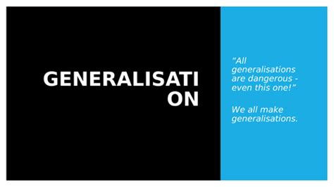 Generalisations In Inductive Arguments Teaching Resources
