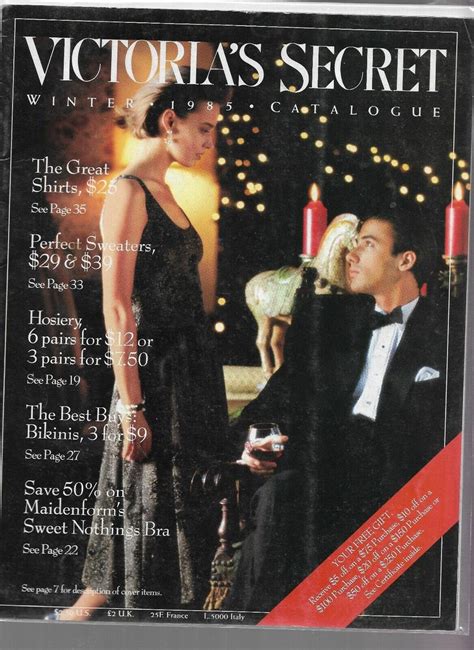 Jill Goodacre Early Victorias Secret Catalog Winter 1985