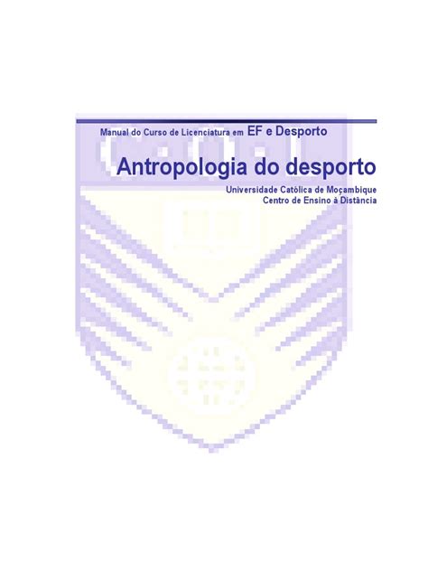 Modulo Antropologia Do Desporto Pdf Antropologia Science
