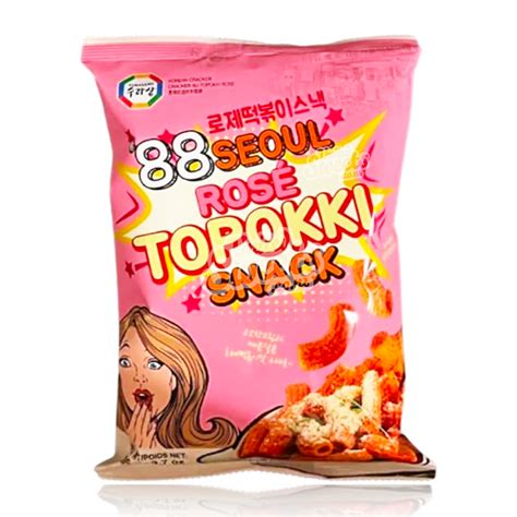 88 Seoul Rose Topokki Snack Made In Korea 105g United Sweets