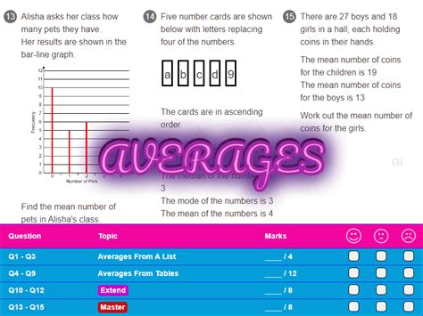 Averages Worksheet Answers Higher Gcse Teaching Resources