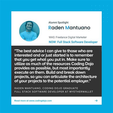 Coding Dojo On Linkedin Alumnispotlight