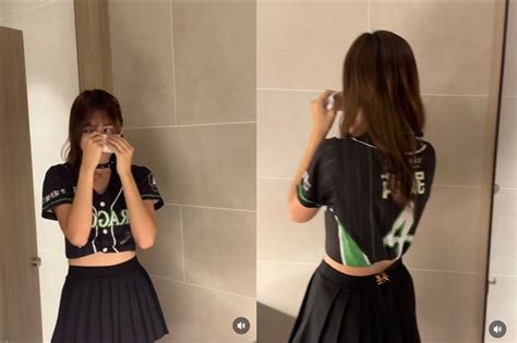 啦啦隊女神遭球迷罵沒看鏡頭「躲廁所」偷哭！本尊現身：盡全力做到最好 娛樂星聞