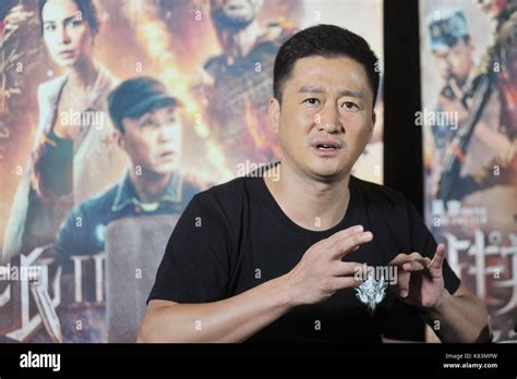 Director Wu Jing Speaks At An Interview For His Movie Wolf Warriors 2