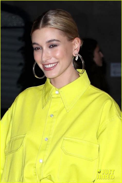 Hailey Bieber Is All Smiles After Busy Day For Paris Fashion Week