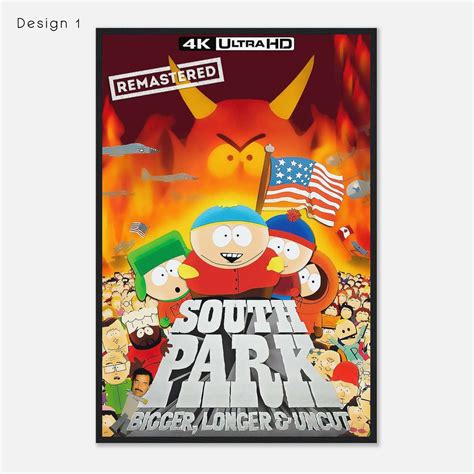 South Park Bigger Longer And Uncut 1999 Movie Poster Print Citiesbox
