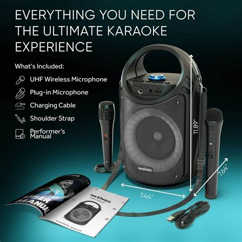 Masingo Karaoke Machine Setup Fast Delivery
