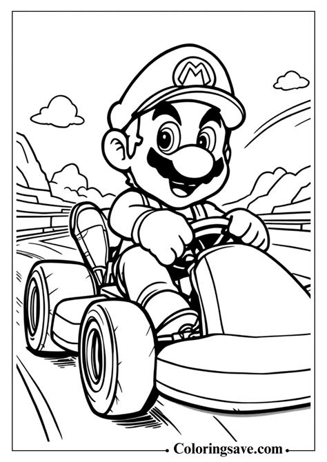 53 Mario Coloring Pages Free Pdf Printables Coloring Save