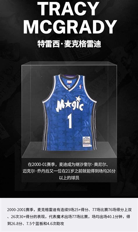麦迪奥兰多魔术队1号球衣 00 01复古蓝色球员版 Usbashop