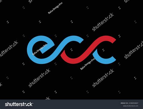 Ecc Initial Monogram Letter E C Stock Vector Royalty Free 2196950607