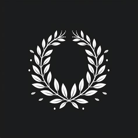 Premium Photo Thyme Leaf Badge Logo With Decorative Wreath And Floral Acce Simple Tattoo