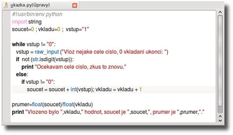 Programování Python [ubuntu Cz Sk]