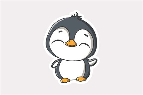 Penguin Cute Cartoon Graphic By Daisy Things · Creative Fabrica