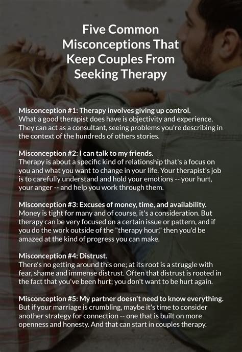 Five Common Misconceptions That Keep Couples From Seeking Therapy Dr