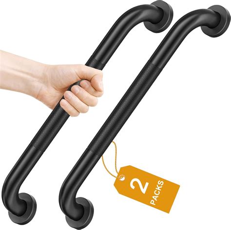 Fanhao 2 Pack Shower Grab Bar 16 Inch Stainless Steel Bathroom Grab