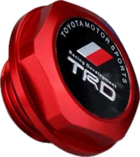Trd Oil Filler Cap For Toyotas 24 Red Racing