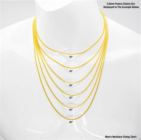 Necklace Size Guide
