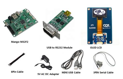 mango m32f2 oled start kit [ stm32f207 cortex m3 evb ]