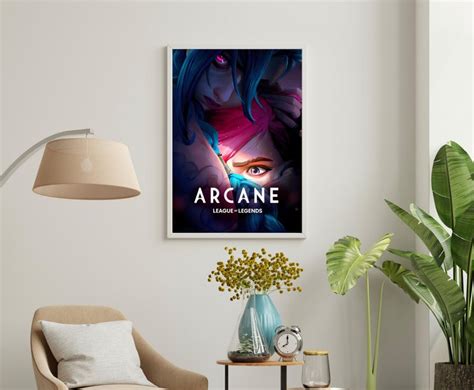 Arcane Animation Poster Tv Show Wall Art League Of Legends Decor