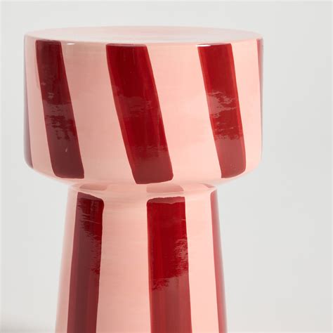 Flinn Stripe Side Table Pillow Talk
