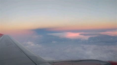 Is This An Example Of Anticrepuscular Rays Seen From A Plane Window