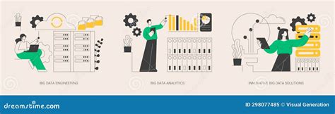 database technology abstract concept vector illustrations stock