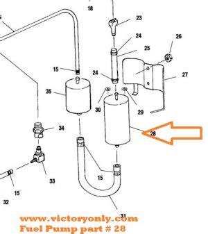 2202476 Fuel Pump Victory Motorcycle 1999 2000 2001 V92c V92sc