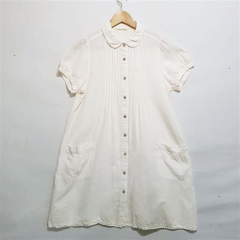 Crazy About 린넨 원피스 아이보리 헬로마켓