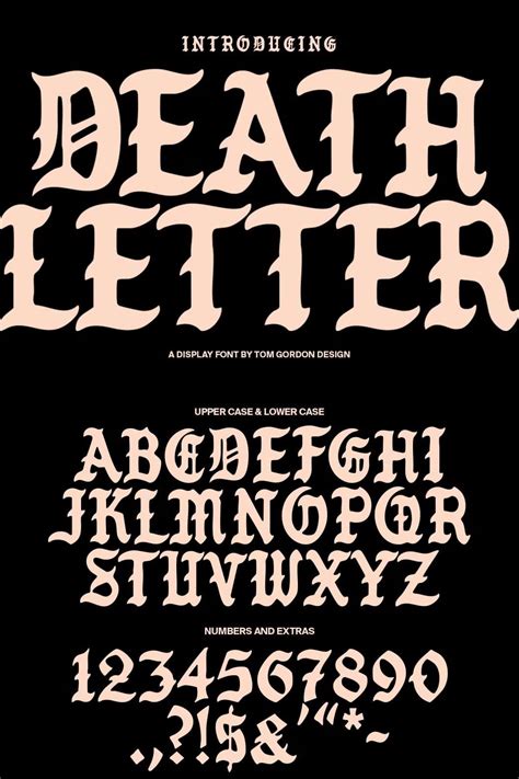 Pin On Gothic Fonts Free