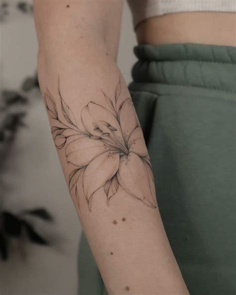 30 Best Lily Tattoos And Their Meanings Saved Tattoo