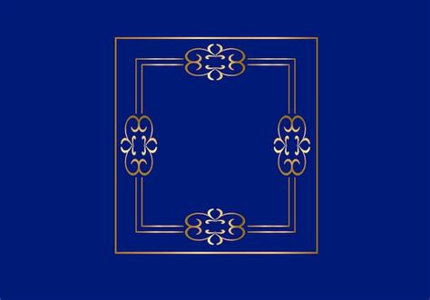 이중 사각형 프레임 템플릿 이중 선 프레임 초안 요소 기하학적 벡터 일러스트 레이 션 프리미엄 벡터