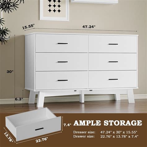 Bornoon Brn032 6 Drawer Dresser Instruction Manual