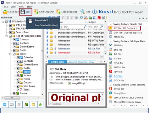 How To Export Pst File Data